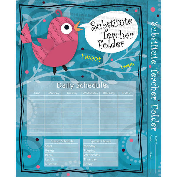 SUBSTITUTE TEACHER FOLDER – Jerrol's