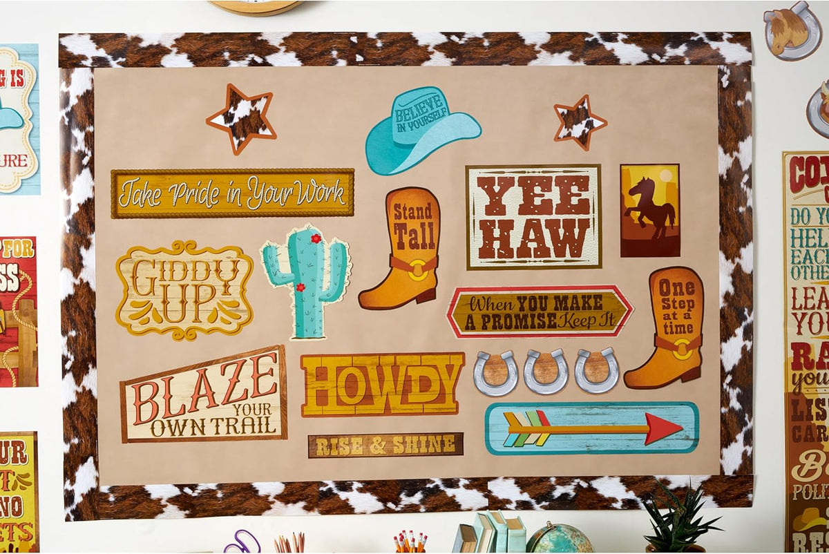WILD WEST BULLETIN BOARD SET – Jerrol's