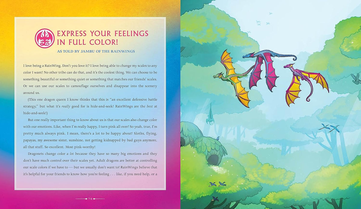 WINGS OF FIRE: A GUIDE TO THE DRAGON WORLD - SUTHERLAND. TUI T ; ANG ...