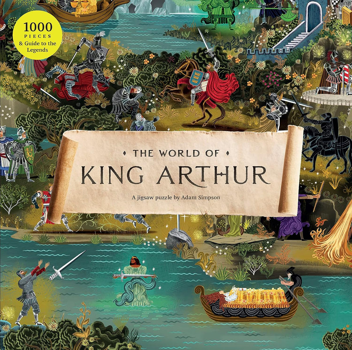 THE WORLD OF KING ARTHUR 1000 PIECE JIGSAW PUZZLE – Jerrol's Supplies