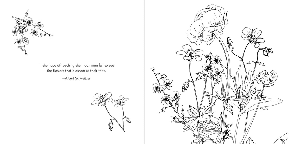 VINTAGE FLOWERS COLORING (KEEPSAKE COLORING BOOKS) - NEW SEASONS – Jerrol's