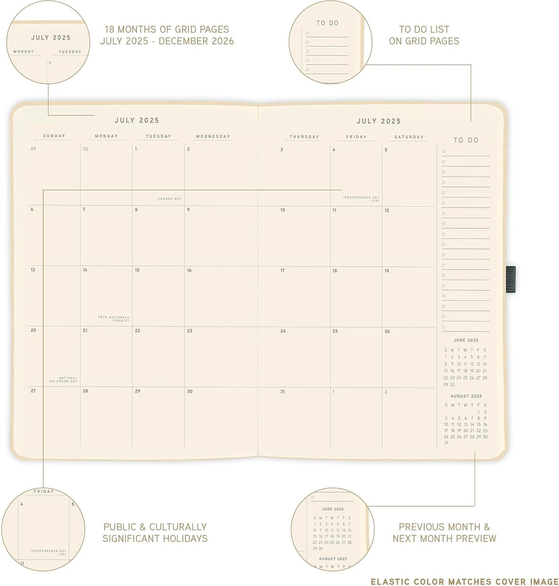 2026 Peanuts Pink Floatie 6X8 Hardbound Planner – Jerrol's