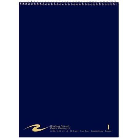 NB 1 SUBJECT FLIPPER NOTEBOOK ASSORTED COLORS SPIRAL – Jerrol's