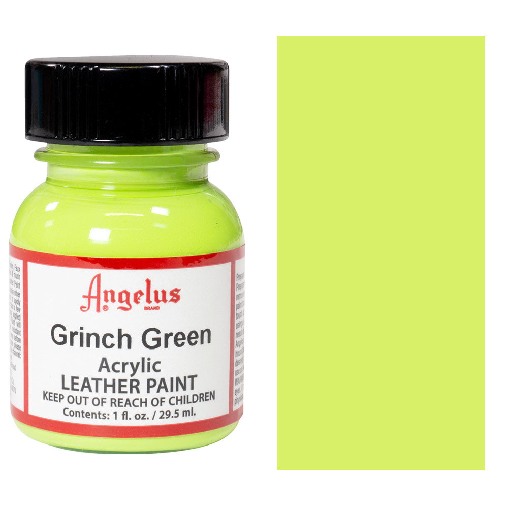 1 OZ GRINCH GRN LEATHER PAINT BY ANGELUS – Jerrol's Supplies
