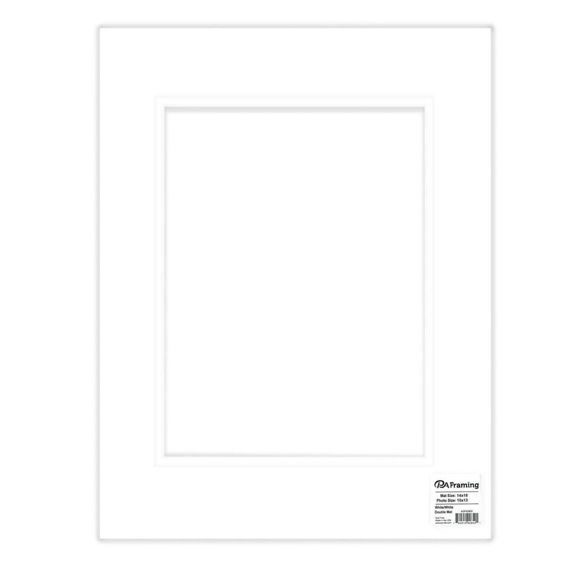 14X18 WHITE MAT W/WHITE CORE – Jerrol's