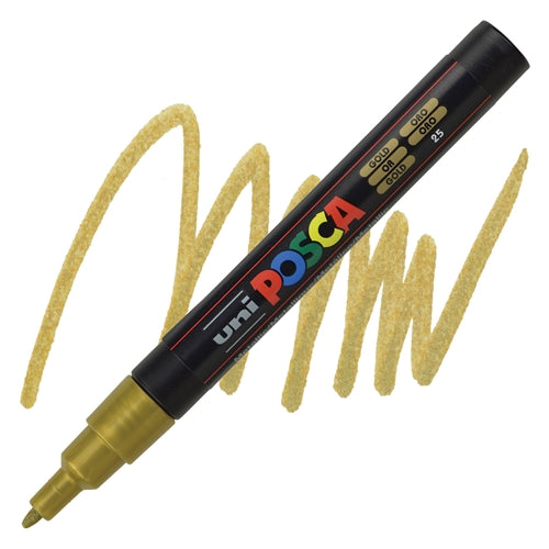 Fine Gold Posca Paint Marker – Jerrol's