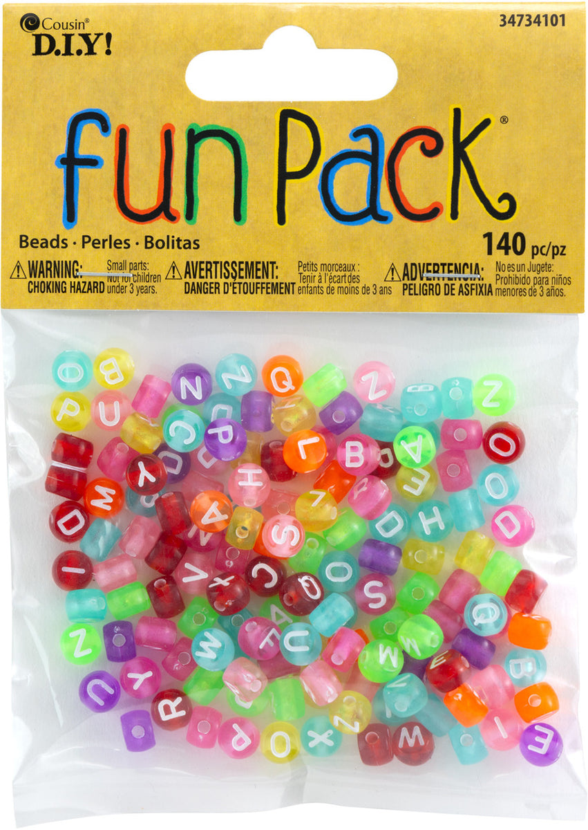 TRANSPARENT ALPHABET BEADS – Jerrol's