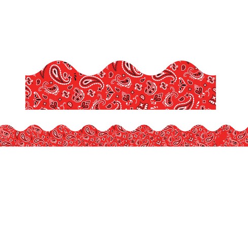 RED BANDANA BORDER – Jerrol's