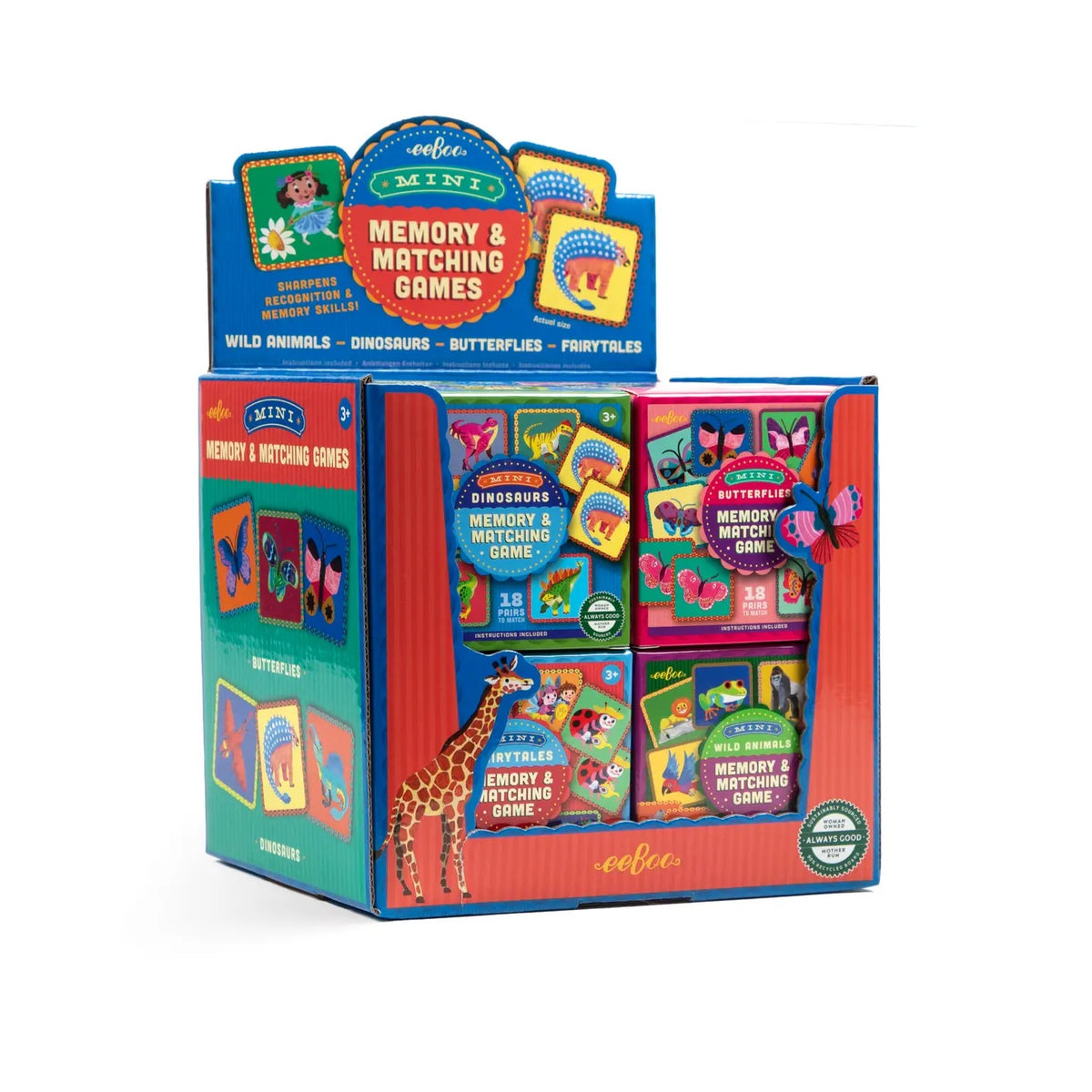 Mini Memory Matching Game - (1 Item – Random Color) – Jerrol's