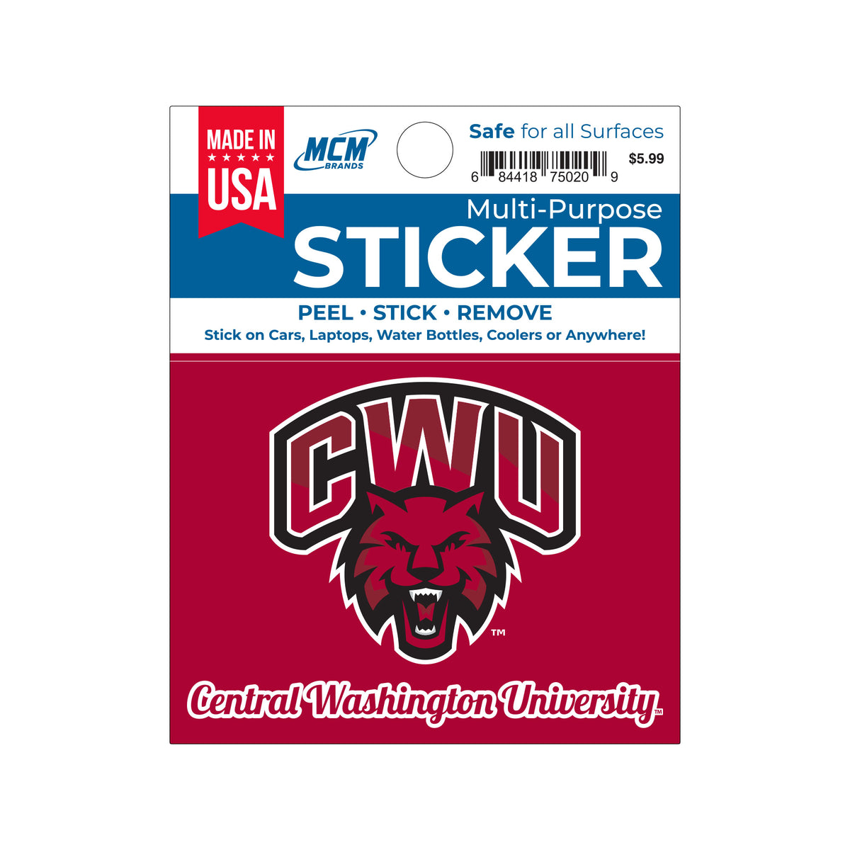 CWU STICKER – Jerrol's